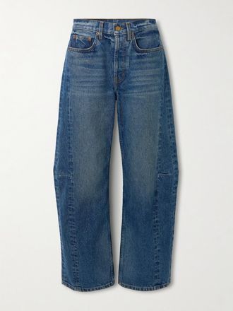 B Sides Lasso Hoch Sitzende Jeans Mit Weitem Bein - Blau