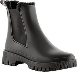 Lemon Jelly Wren, Bottes Fourrées Femme, Bottines de Pluie Fourrées Femme en PVC Mat (Taille 36-42)