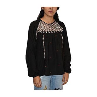 Pepe Jeans London Sterne Bluse - - Blouses & Shirts - Damen - Schwarzk - S