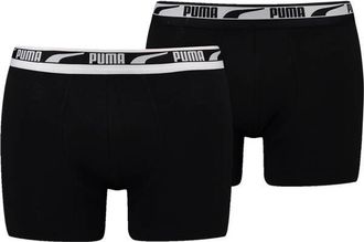 Puma Herren Unterhose MEN MULTI LOGO BOXER 2P