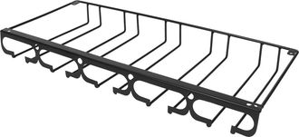 Hemobllo CIYODO Weinglasaufh&auml;nger aus Schmiedeeisen Wandmontiertes Weinregal mit 5 Schlitzen Praktischer Gl&auml;serhalter f&uuml;r Restaurant und Club