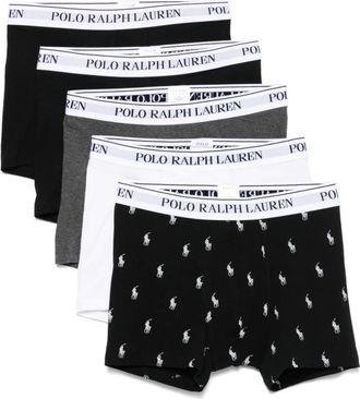 Polo Ralph Lauren Homme, Sous-v&ecirc;tements, Multicolore, Taille: XL Classic Trunk 5-Pack