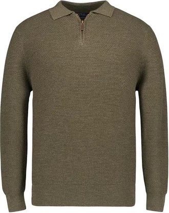 Polo Ralph Lauren Herren Troyer gr&uuml;n Wolle unifarben