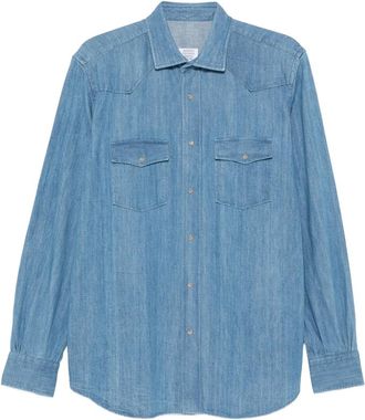 Mazzarelli Double-pocket Denim Shirt