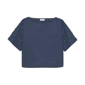 Alchemist Femme, Blouses et Chemises, Bleu, Taille: 46 FR Lotus Top