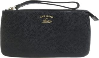 Gucci Sac pochette Pre-owned - Femme - Pre-owned - Noir - Taille: ONE Size