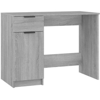vidaXL Bureau Sonoma gris 100x50x75 cm Bois ding&eacute;nierie