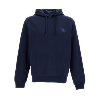A.P.C. Standard Rue Madame Hoodie - - Sweatshirts & Hoodies - Herren - Blau - XL