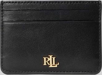 Lauren Ralph Lauren Portemonnaie aus echtem Leder mit 4 Kartenf&auml;chern