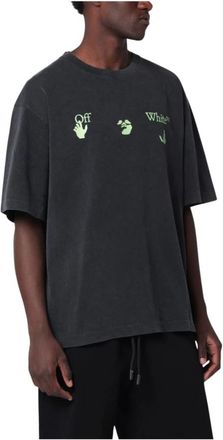 Off-white Herren, Oberteile, Schwarzk, LGr&ouml;&szlig;e