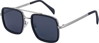 Generic Lunettes de soleil de conduite et de cyclisme polarisées carrées rétro 2025 pour hommes et femmes (couleur : E, taille : 1), D, Taille unique