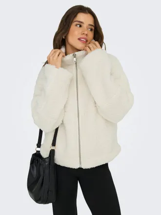 Only Pl&uuml;schjacke ONLASPEN LIFE TEDDY JACKET NOOS OTW Kunstfaser