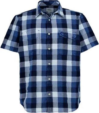 Camel Active Herren Hemden blau kariert