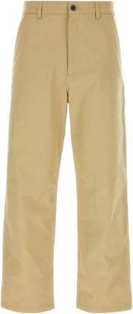 Valentino Garavani Homme, Pantalons, Beige, Taille: L Pantalon en coton stretch