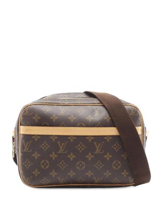 Louis Vuitton 2005 Monogram Reporter PM Umhängetasche - Braun