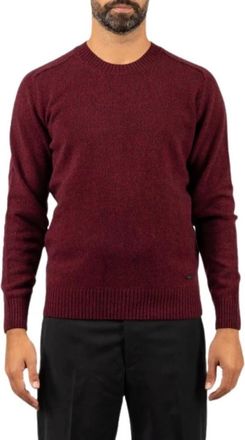 Brooksfield Maille col rond - Homme - Pulls - Rouge - Taille: M