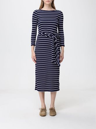 Ralph Lauren Robe Femme couleur Bleu