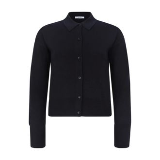 Max Mara Femme, Blouses et Chemises, Bleu, Taille: 42 FR Cardigan F&eacute;minin en Laine