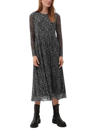 s.Oliver Damen 2122845 Kleid, Schwarz, 40 EU