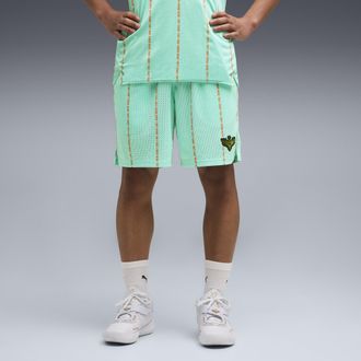 Puma Melo Alwayz On 1 7 Basketballshorts Herren, Kleidung, Gr&uuml;n, 4XL