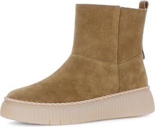 Gabor Bottines Chelsea pour femme, meilleur ajustement, peau dagneau, doublure chaude, Lion 14, 37.5 EU