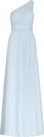 Apart Fashion Damen One-Shoulder Abendkleid, Elegantes Plissee-Kleid, Hochgeschlitztes Maxikleid, Formelles Party Outfit, Fließendes Cocktailkleid, Brautjungfernkle