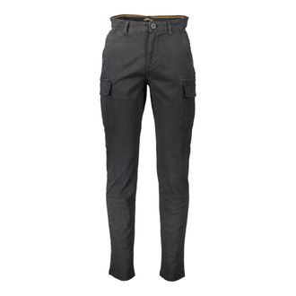 Napapijri Homme, Pantalons, Noir, Taille: W36 Pantalon noir pour homme avec logo