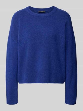 Oui Relaxed Fit Strickpullover mit Woll-Anteil