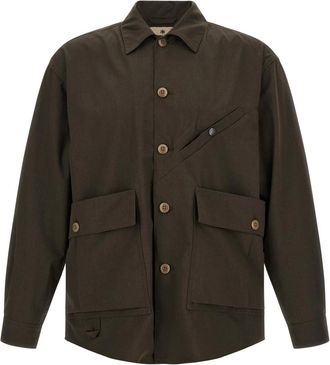 Snow Peak Takibi Overshirt - Homme - Sport - Brun - Taille: M