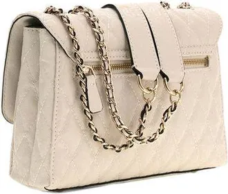 Guess Womens Crossbody Bag Bone Polyurethane - Crossbody-Bags