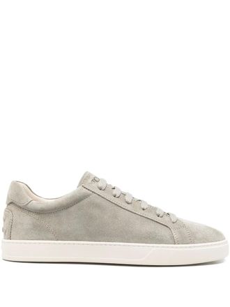 Tod's baskets Allacciata Cassetta en daim - Gris