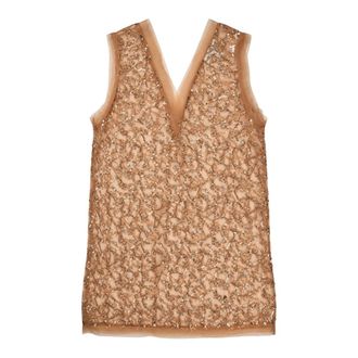 Munthe &Auml;rmelloses Oberteil - - Tops - Damen - Beige - XL