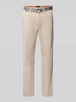 Mc Neal Slim Fit Chino mit G&uuml;rtel