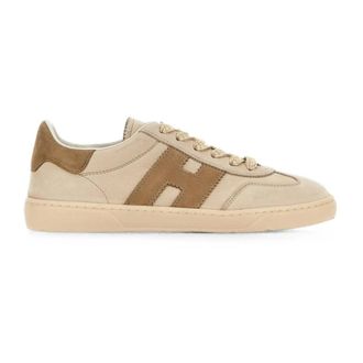 Hogan Baskets basses H647 - Femme - Chaussures - Beige - Taille: 40 EU