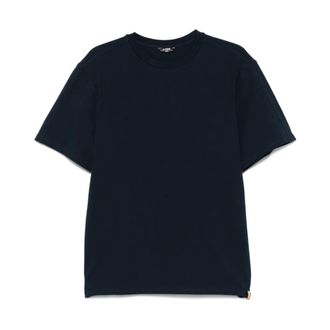 K-Way Homme, Tops, Bleu, Taille: L T-shirt en coton &agrave; col rond