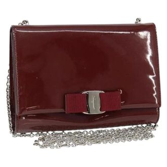 Ferragamo Sac bandouli&egrave;re en cuir Pre-owned - Femme - Pre-owned - Rouge - Taille: ONE Size