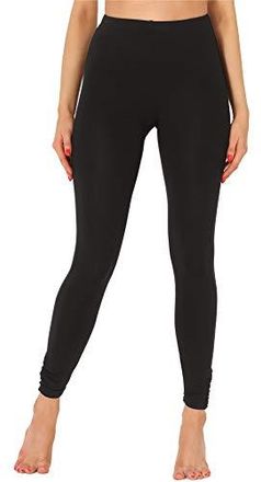 Merry Style Legging Long Tenue Sport Femme MS10-345 (Noir, XS)