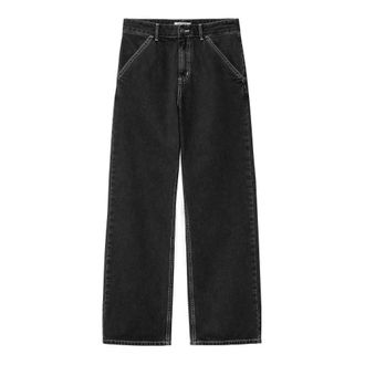 Carhartt Work in Progress Simple Pant - Schwarz (Stone Washed) - - Jeans - Damen - Schwarzk - XL