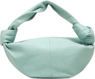 Bottega Veneta Sac &agrave; main en cuir Double Knot Pre-owned - Femme - Pre-owned - Bleu - Taille: ONE Size