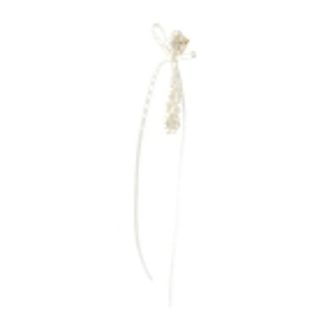 Simone Rocha Ohrringe mit Schleifenband - - Accessories - Damen - Beige - ONE SIZE