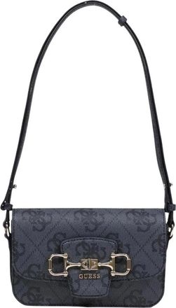 Guess Femme, Sacs, Gris, Taille: ONE Size Sac &agrave; main avec imprim&eacute; et poche int&eacute;rieure