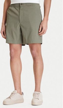 Calvin Klein Stoffshorts LV04LF610G Khakifarben Straight Fit