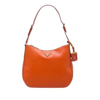 Prada Sac bandouli&egrave;re Saffiano Pre-owned - Femme - Pre-owned - Orange - Taille: ONE Size