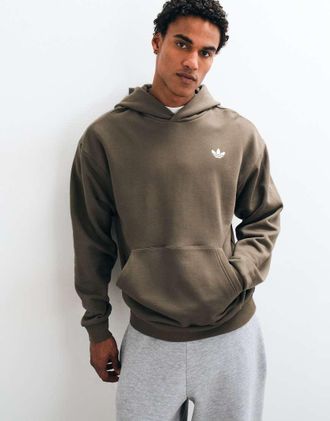 adidas Originals Kapuzenpullover mit lockerem Schnitt in Braun