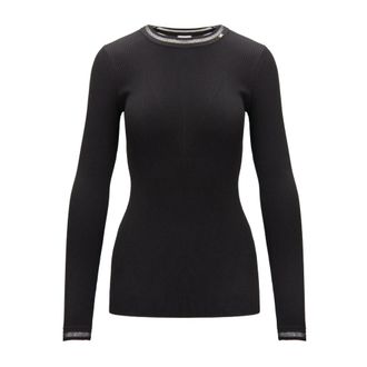 Elisabetta Franchi Langarmpullover - - Tops - Damen - Schwarzk - M