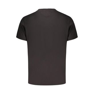Tommy Hilfiger Logo-Embroidered Cotton T-Shirt - Black