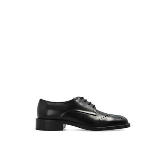 Jil Sander Perforierte Derby-Schuhe aus Leder - - Shoes - Damen - Schwarzk - 38 EU