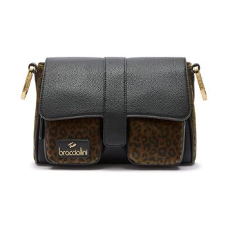 Braccialini Femme, Sacs, Multicolore, Taille: ONE Size Jinny Animalier Sac Bandouli&egrave;re