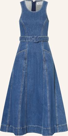 Self Portrait Self-Portrait Jeanskleid blau