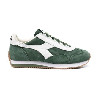 Diadora Gr&uuml;ne Sneakers Schn&uuml;rung Gummisohle - - Shoes - Herren - Gr&uuml;n - 40 EU